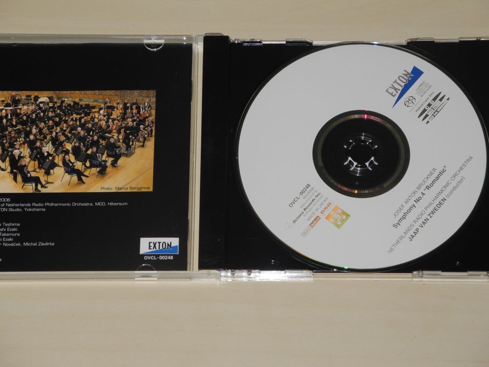 BRUCKNER: SINFONIE NR 4 - VAN ZWEDEN - EXTON - SACD - JAPAN (Neu ...
