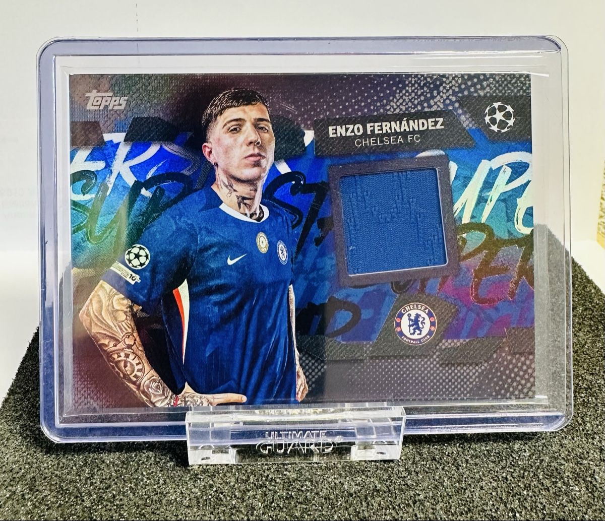 2025-26 Topps Chrome Enzo Fernandez Player-Worn Jersey Relic (Neu ...