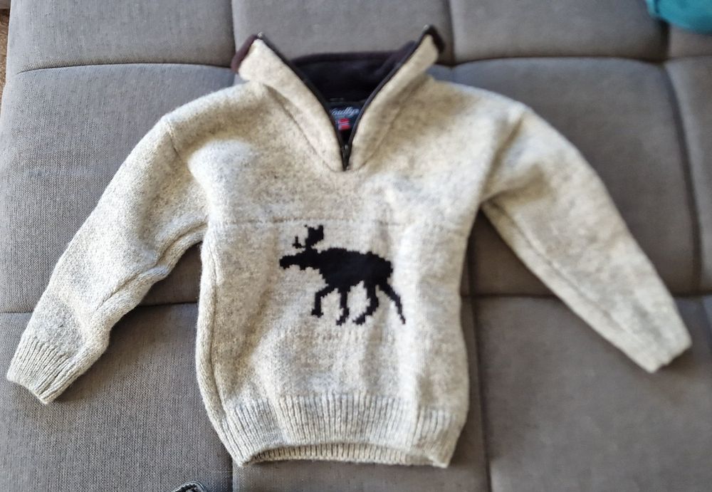 Pullover mit Elch aus Norwegen Grösse 98 (Gebraucht) in Münchwilen TG ...