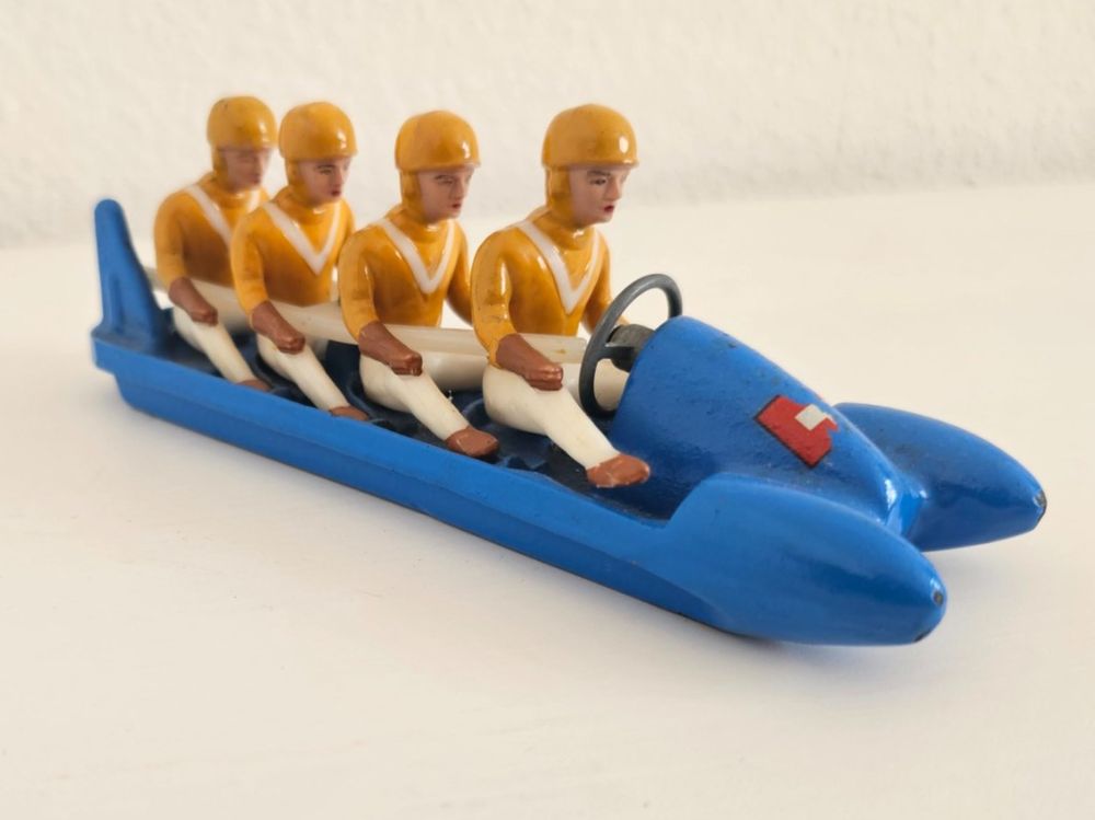 Rarität 4er Bob Schweiz Gusseisen Bob Karl Heusser Hela 50er (Gebraucht ...