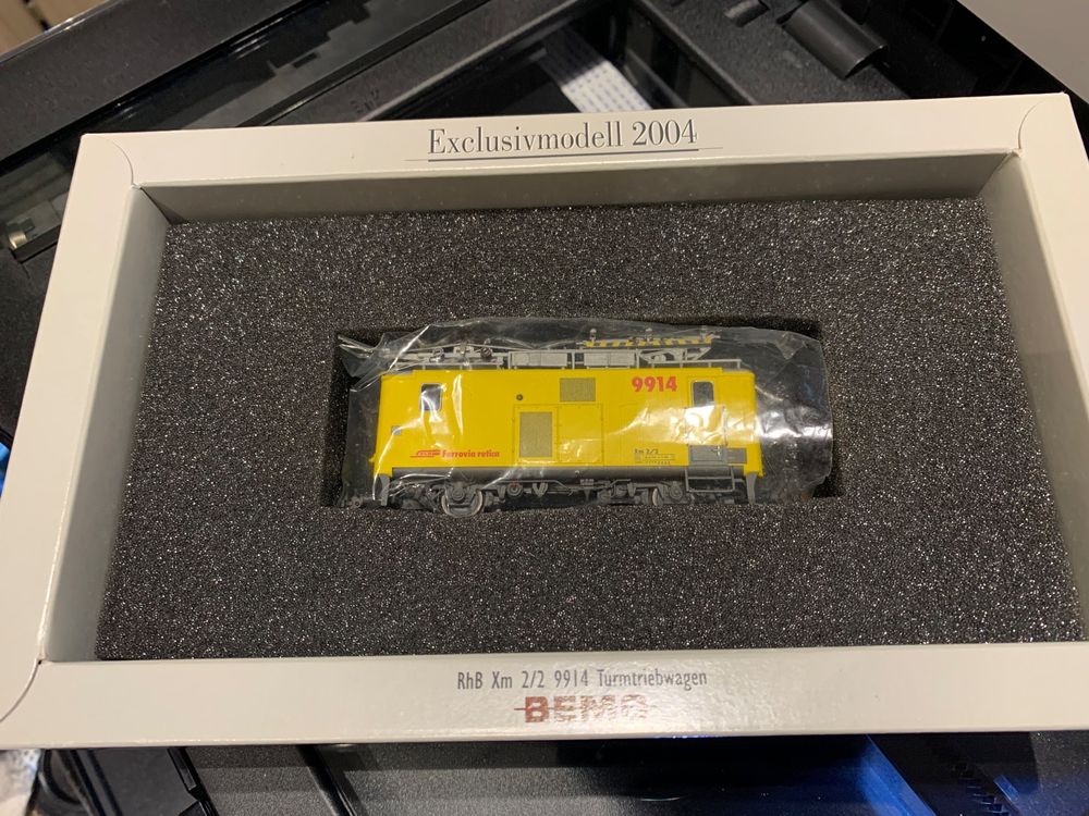 Bemo "Metal Collection" RhB Xm 2/2 Nr. 9914 Turmtriebwagen (Neu und ...