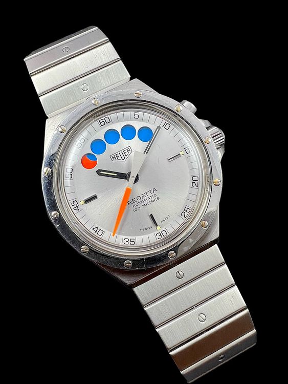 Heuer Regatta Flyback Chronograph Automatic 40mm Stahl *U546 (Gebraucht ...