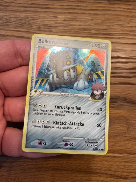 Pokemon Karte Bollterus Aufstieg der Rivalen holo ab 1fr | Kaufen auf Ricardo