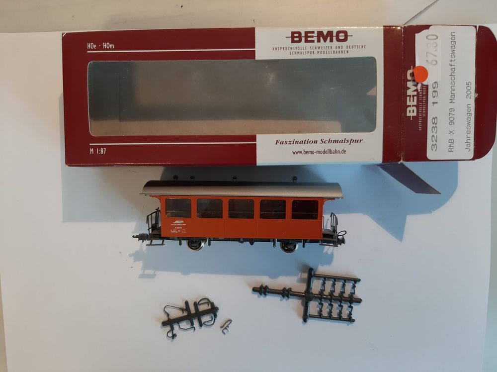 Bemo H0m 3238 199 RhB 9079 Mannschaftswagen (Gebraucht) in Thun für CHF ...