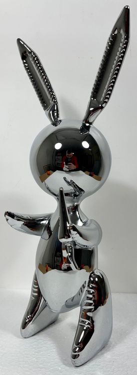 Jeff Koons Balloon Rabbit Silver XL (Gebraucht) in Root für CHF 500 ...