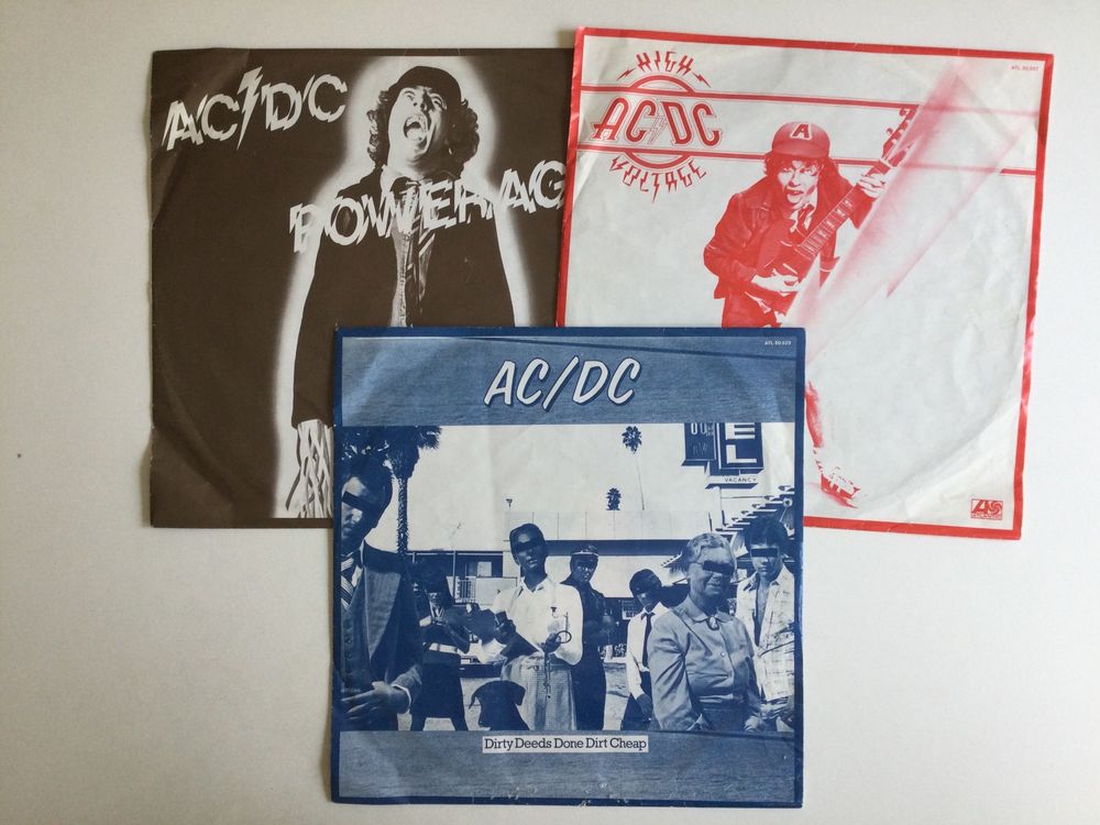 AC DC LP Box-Set - Powerage/High Voltage / Dirty Deeds (VG) | Kaufen ...