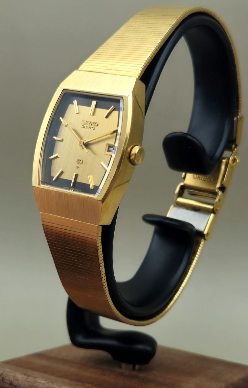 Seltene SEIKO- Tank Style- Vintage – Goldfarben – Ab 1 CH (Gebraucht ...