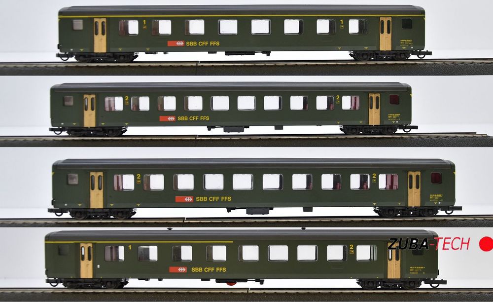 4x Roco EW II Personenwagen SBB H0 GS ohne OVP | Kaufen auf Ricardo