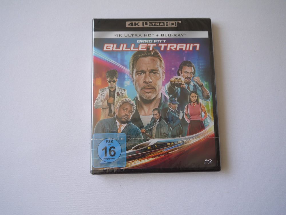 BULLET TRAIN 4K UHD+Blu Ray - Brad Pitt (Neu und originalverpackt) in ...