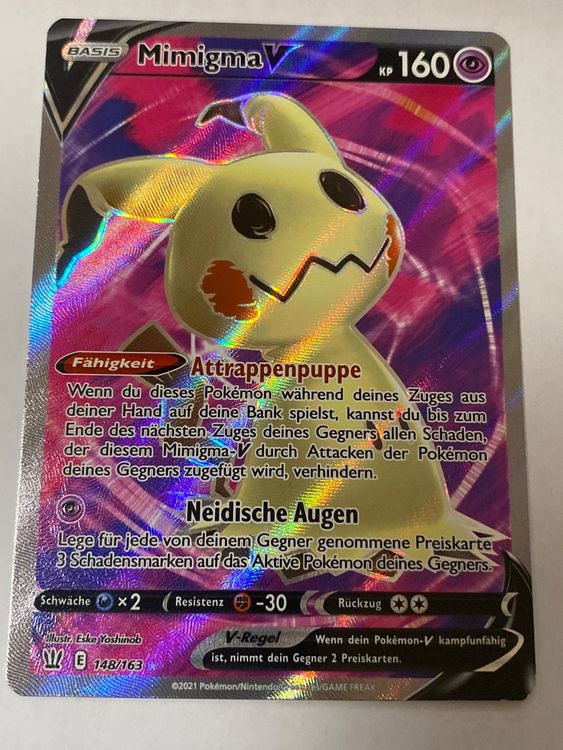 Pokemonkarte Mimigma V Fullart (Neu (gemäss Beschreibung)) in Neuhausen für CHF 1 – mit ...