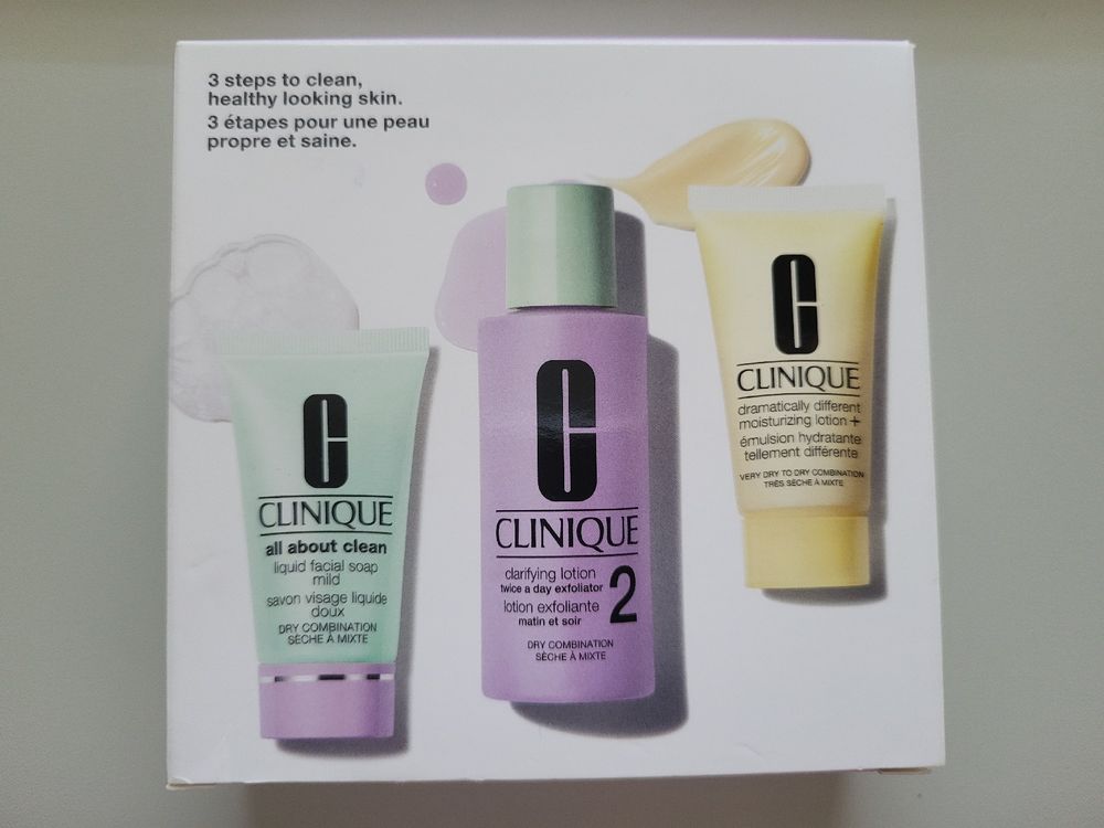 Clinique 3 Phasen Set Kit Dry Skin ☆ Facial Soap CL2 DDML+ (Neu und ...