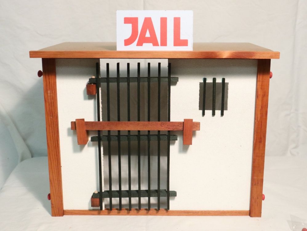 Holz Gefängnis Cowboy Jail Western unbespielt (Neu (gemäss Beschreibung ...