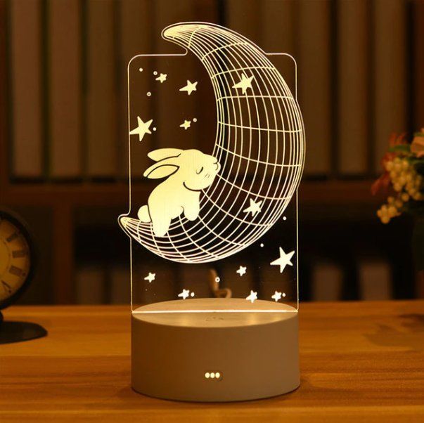 Moon Bunny 3D NightLight LED | Kaufen auf Ricardo