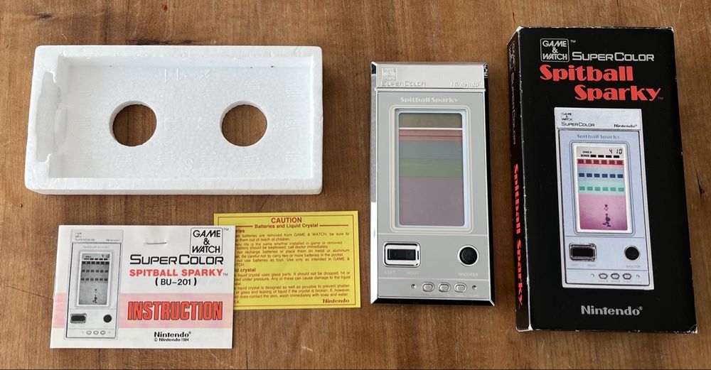 Game & Watch Spitball Sparky in top Zustand mit OVP (Neu (gemäss ...