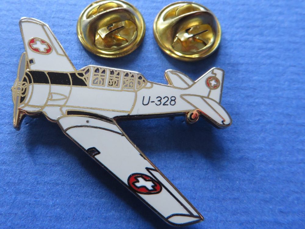 PIN PIN'S,AVIATIK SCHWEIZ FLUGZEUG U-328 PROPELLER,DOPPEL-PI (Gebraucht) in Neuhausen für CHF 2. ...