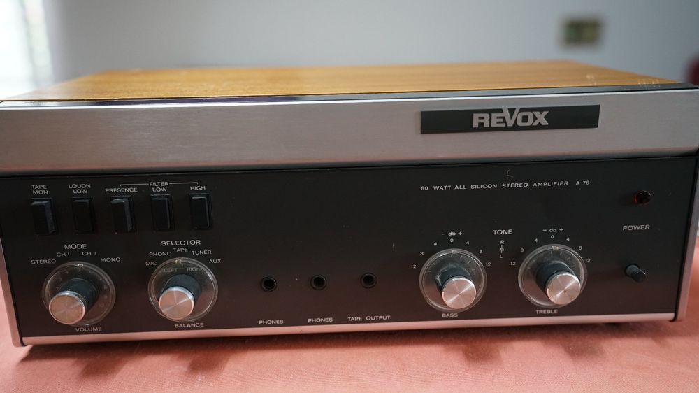 REVOX A78 Verstärker Amplifier vintage hifi (Gebraucht) in Kollbrunn für CHF 160 – mit Lieferung ...