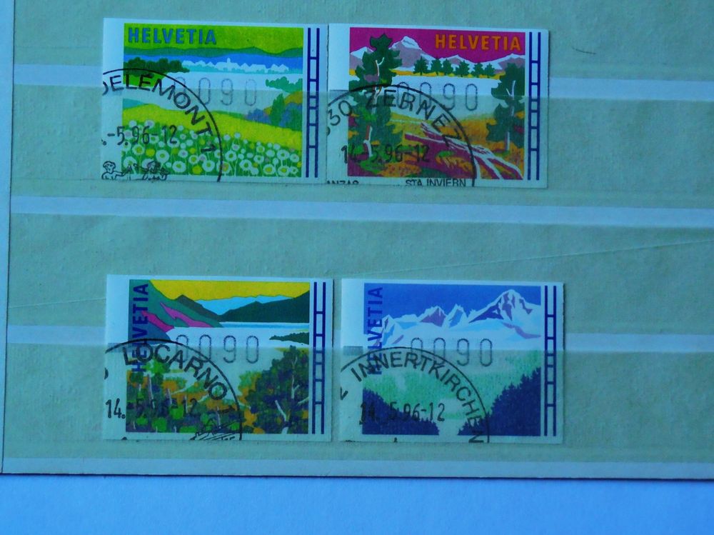 Ausgabejahr 1996 / Automatenmarken EM gestempelt | Kaufen auf Ricardo