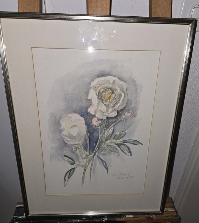 Sehr schönes Aquarell hinter Glas von Max Widmer,Sig.Dat. (Gebraucht) in Erlinsbach SO für CHF ...