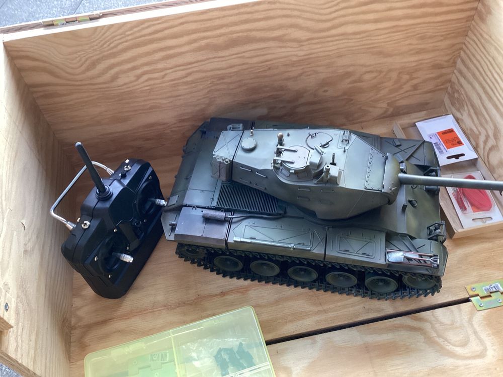 1:16 RC Panzer M41 Walker Bulldog grün BB | Kaufen auf Ricardo