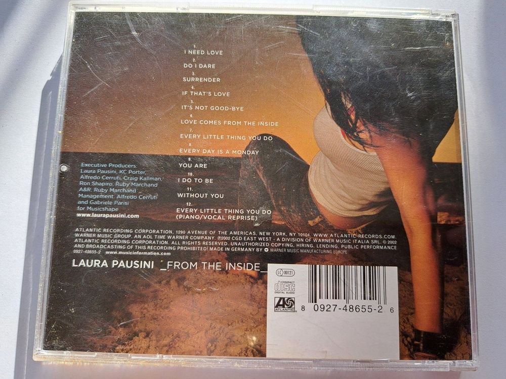 Cd Laura Pausini - From the inside (D'occasion) à Pully pour CHF 5 ...