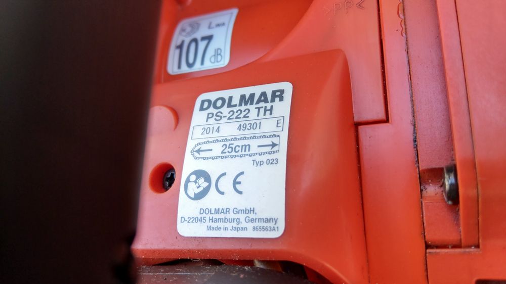 Kettensäge Dolmar PS-222 TH Top Handle | Kaufen auf Ricardo