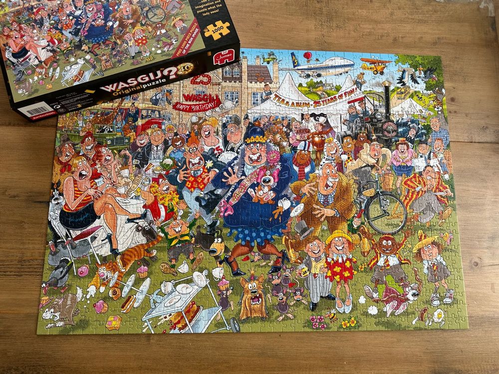 WASGIJ Puzzle 2x 1000 Teile /Gartenparty Nr. 40 | Kaufen auf Ricardo
