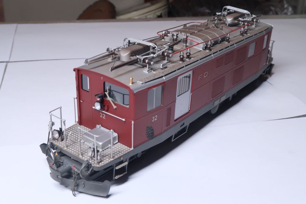 Ferro-Suisse Zahnradlokomotive HGe 4/4 der FO, Spur 0m | Kaufen auf Ricardo