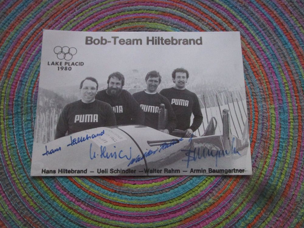 BOB TEAM HILTEBRAND 1980 ORIGINAL AUTOGRAMM (Gebraucht) in GUTENSWIL ...
