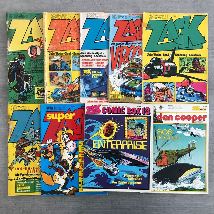 ZACK COMICS - 9 Stk | Kaufen auf Ricardo