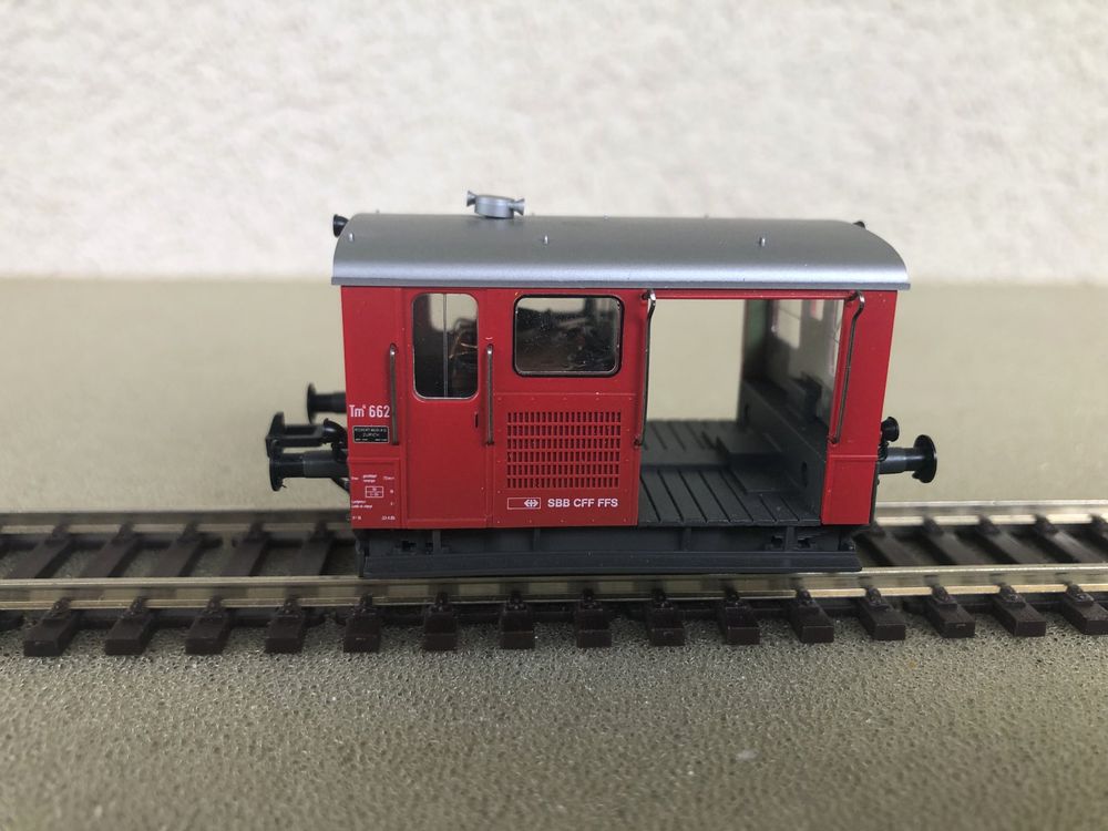 BEMO 1676 Schienentraktor Tm II 662 SBB H0/GS (Gebraucht) in Echandens ...