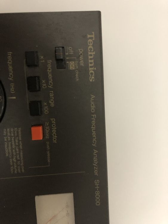 Technics SH-8000 audio frequency analyser | Kaufen auf Ricardo