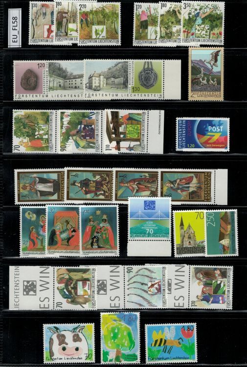 Liechtenstein, Jahressatz 2003 komplett, ** (MNH), EU_FL58 (Neu (gemäss ...