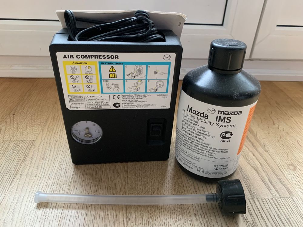Mazda Air Compressor, Reifendichtmittel und Motorenöl | Kaufen auf Ricardo