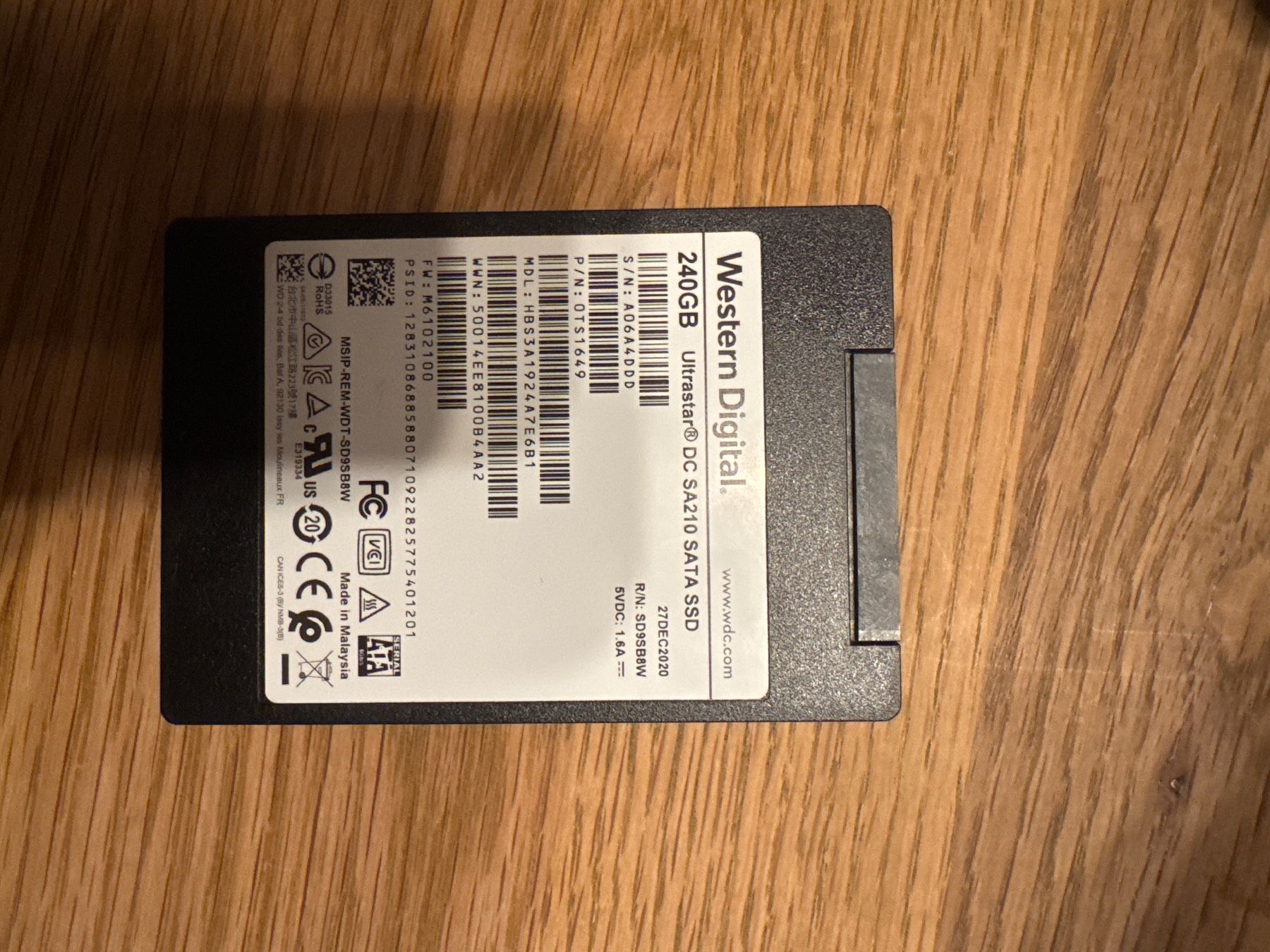 Western Digital 240 GB SSD (Gebraucht) in Wängi für CHF 30 – nur ...