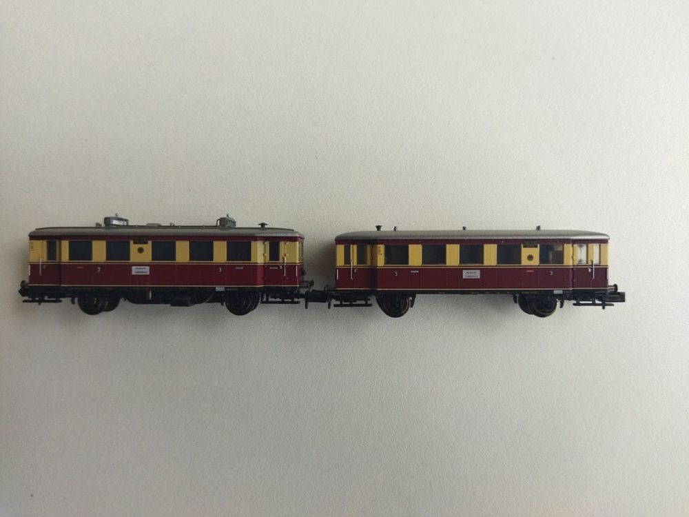 Dieseltriebwagen VT 135 & VB 140 der DRG von Minitrix N DCC (Neu und ...
