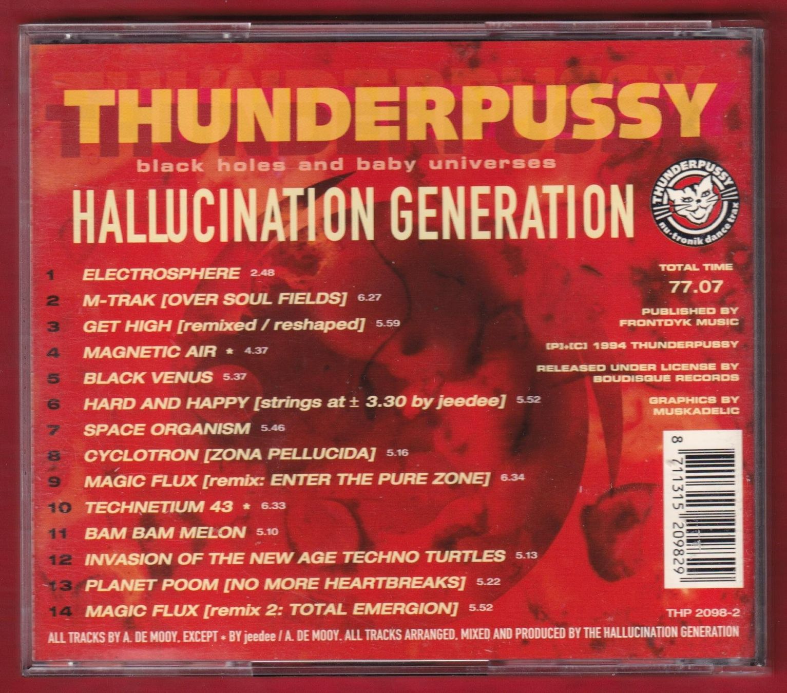 Hallucination Generation - Black Holes And Baby Univers (CD) (Gebraucht) in Zürich für CHF 9 ...