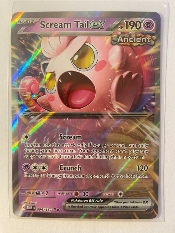 Pokemon Scream Tail EX 094/167 Twilight Masquerade EN | Kaufen auf Ricardo