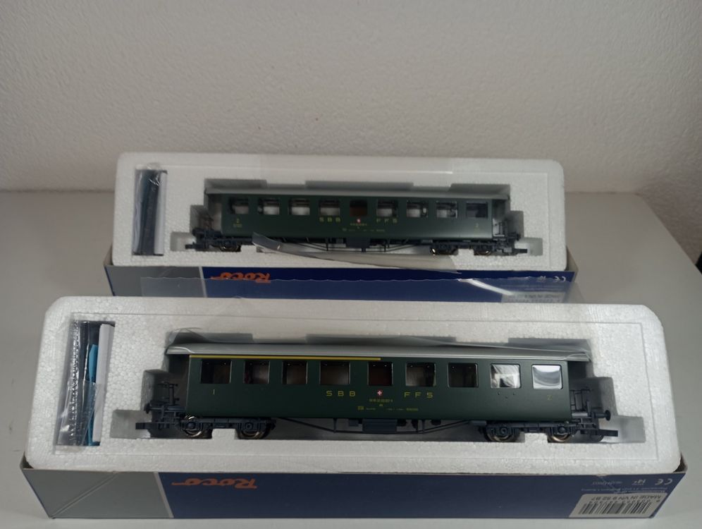 ROCO: 44730 & 44731, 2 x Seetalwagen SBB CFF (Neu und originalverpackt) in Fontaines NE für CHF ...