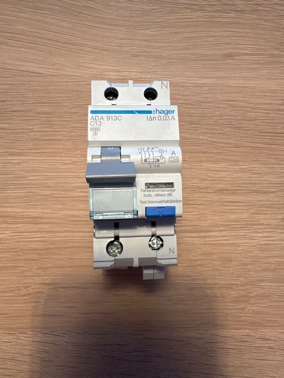 FI/LS-Schalter Hager C 13A 30mA P+N (Gebraucht) in Weinfelden für CHF 21 – mit Lieferung auf ...