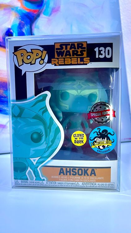 Funko Pop Star Wars Rebels Ahsoka 130 Gitd Protector Kaufen Auf Ricardo