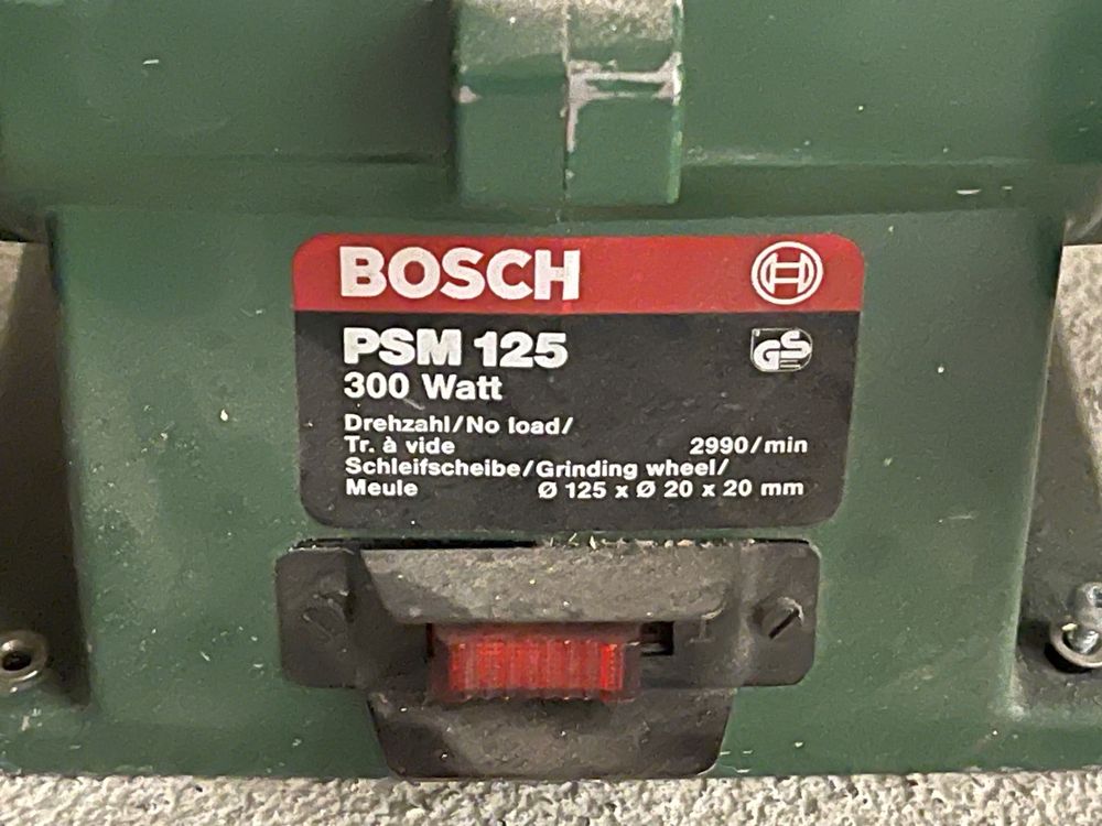 Doppelschleifer BOSCH PSM 125 300 Watt (Los 21) 8493 Saland (Defekt) in ...