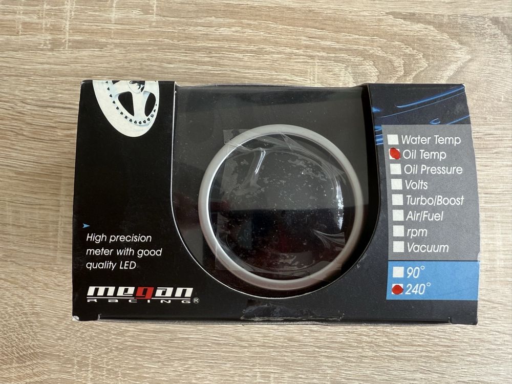 Zusatzinstrument Megan Racing Led Auto Gauge Öltemperatur (Neu und ...
