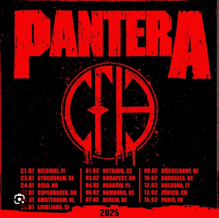 Pantera Stehplatzticket 09.02.2025 Düsseldorf | Kaufen auf Ricardo