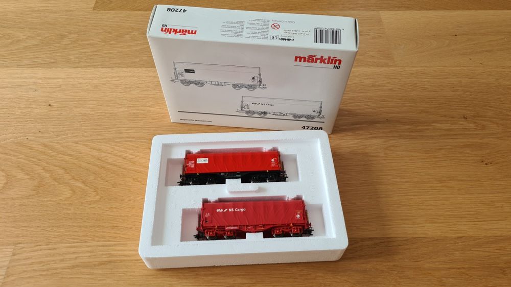 Märklin H0 47208 Wagen-Set für Walzstahl-Coils NS-Cargo OVP | Kaufen ...