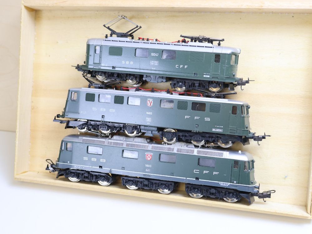 Lima 3 x SBB Re 4/4 Re 6/6 & Ae 6/6 E-Loks H0 DC (Gebraucht) in Winterthur für CHF 48 – mit ...