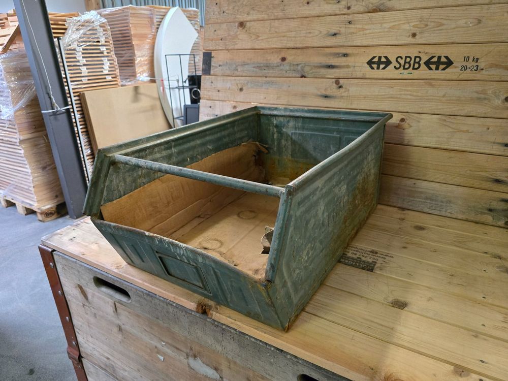 grosse Schäfer Lagerfix Metall Sichtlagerbox 48x72cm H: 30cm (Gebraucht ...