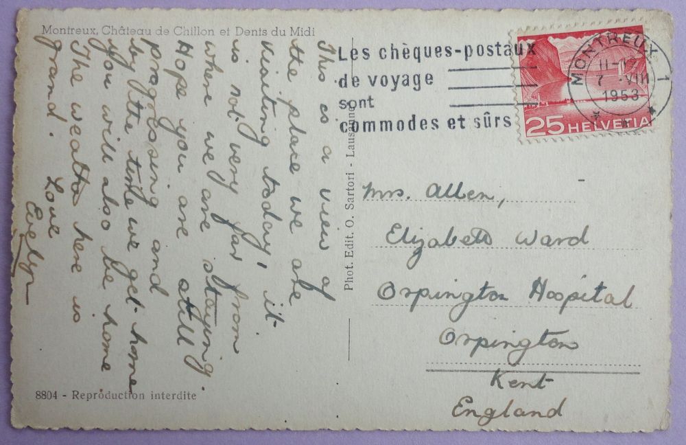 Montreux, Château de Chillon et Dents du Midi (D'occasion) à Fétigny ...