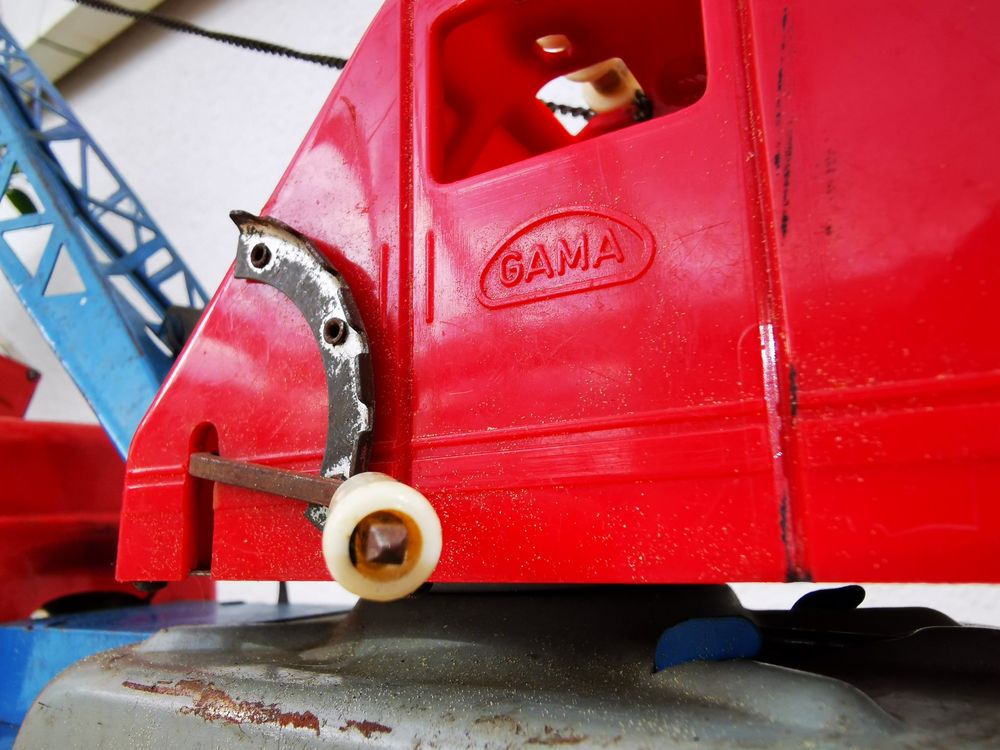 GAMA Kranwagen Lkw mit Bagger Nr. 280 Friktion / Schwungrad (Gebraucht ...