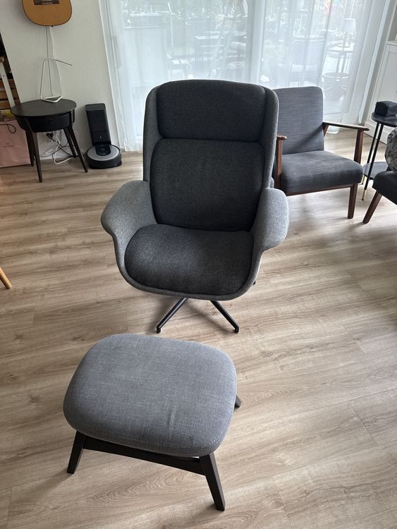 IKEA ÄLEBY Armchair with footstool (Gebraucht) in Therwil für CHF 3 ...