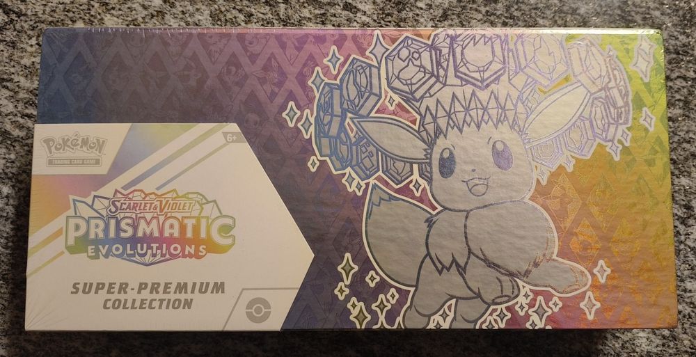 Pokémon Prismatic Evolutions Super Premium Collection EN SPC (Neu und ...